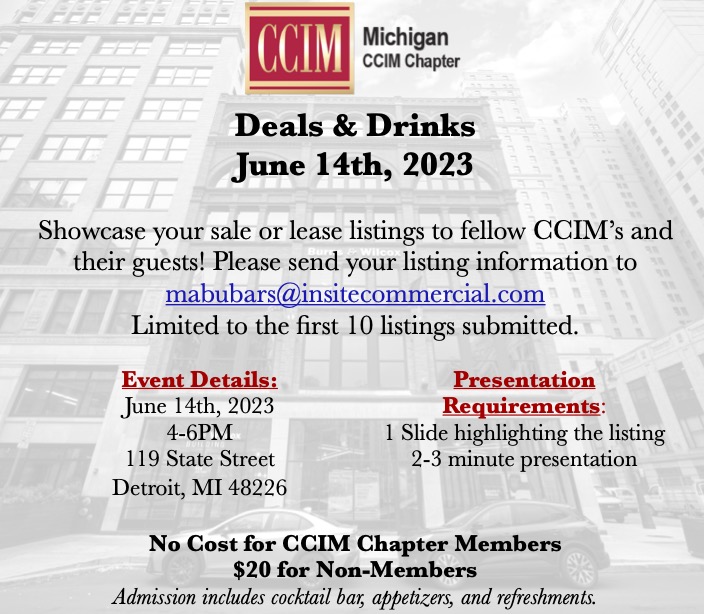 CCIM Michigan - Public Announcements